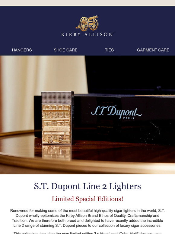Kirby Allison's Hanger Project: New S.T. Dupont Line 2: Limited Edition ...