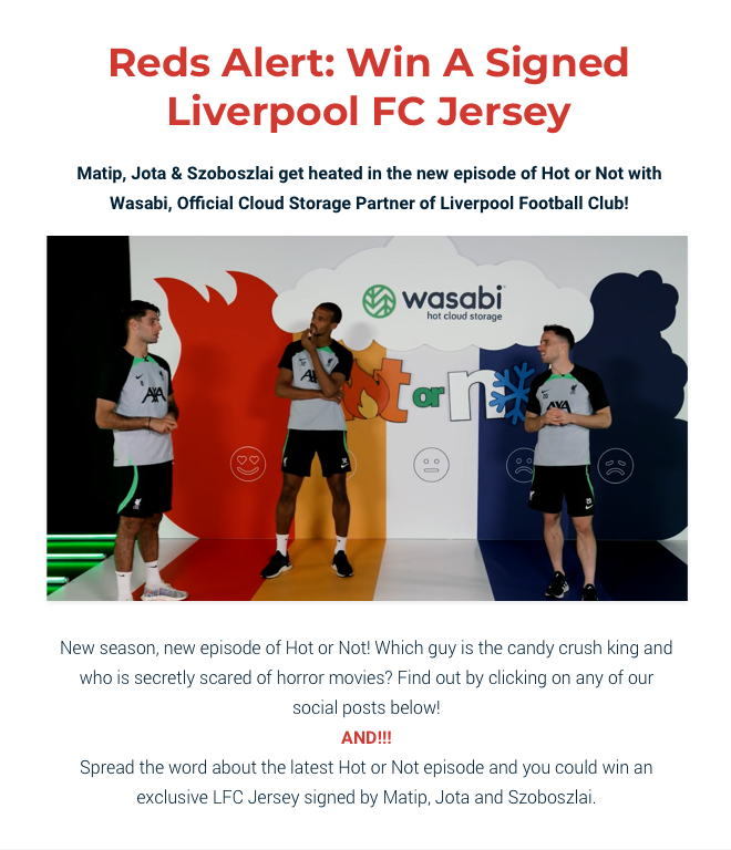 Liverpool FC: Win a signed shirt by Szoboszlai, Matip & Jota courtesy ...