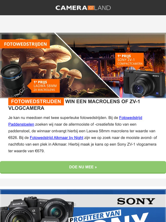 Cameraland: Doe mee met onze nieuwe fotowedstrijden | Milled