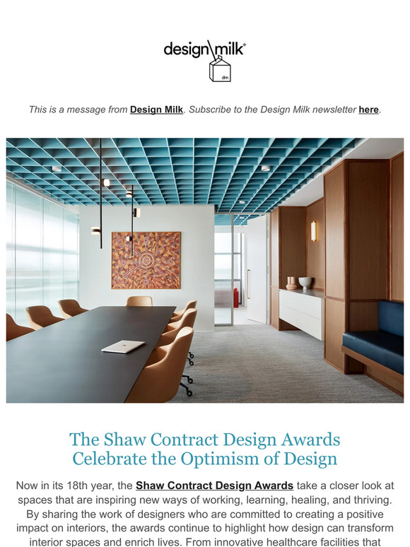Design Milk: 🏆 Meet the Winners of the 2023 Shaw Contract Design Awards ...