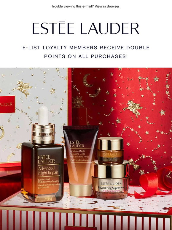 Estée Lauder: NEW limited edition skincare sets + double loyalty points ...