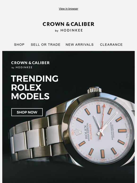 Crown & Caliber: Discover Trending Rolex Models | Milled