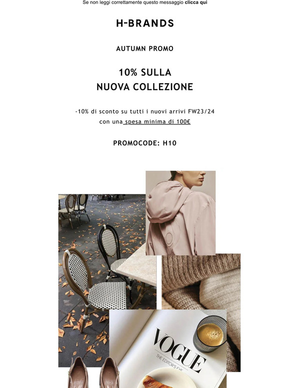 H-Brands: -10% SU TUTTA LA NUOVA COLLEZIONE | Milled