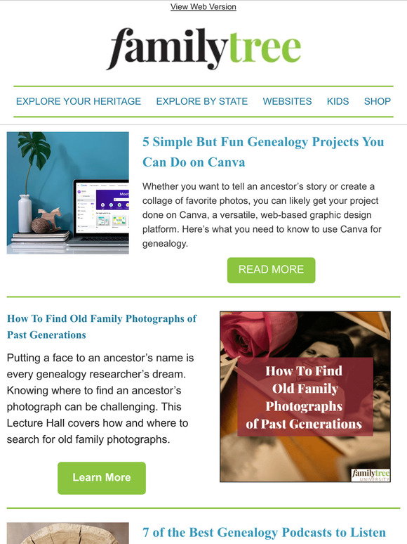 Family Tree Magazine: 5 Simple, Fun Genealogy Projects You Can Do on ...