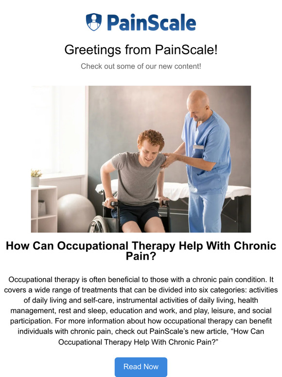 PainScale: How Can Occupational Therapy Help With Chronic Pain? | Milled