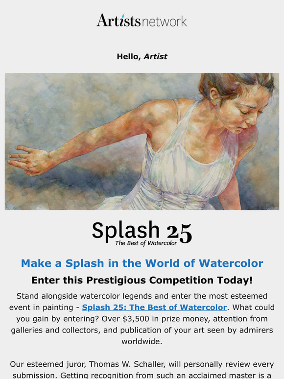 Artists Network: Make Waves in the Art World with Splash 25! | Milled