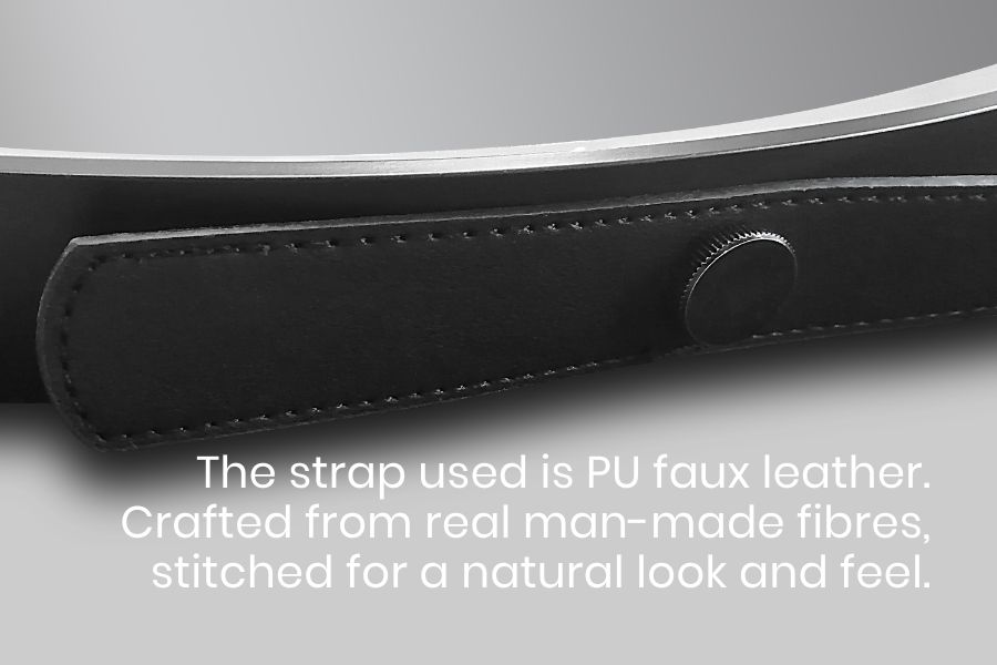 Pebble Grey: Introducing the Vegan-Leather Belt Mirror 😍 | Milled