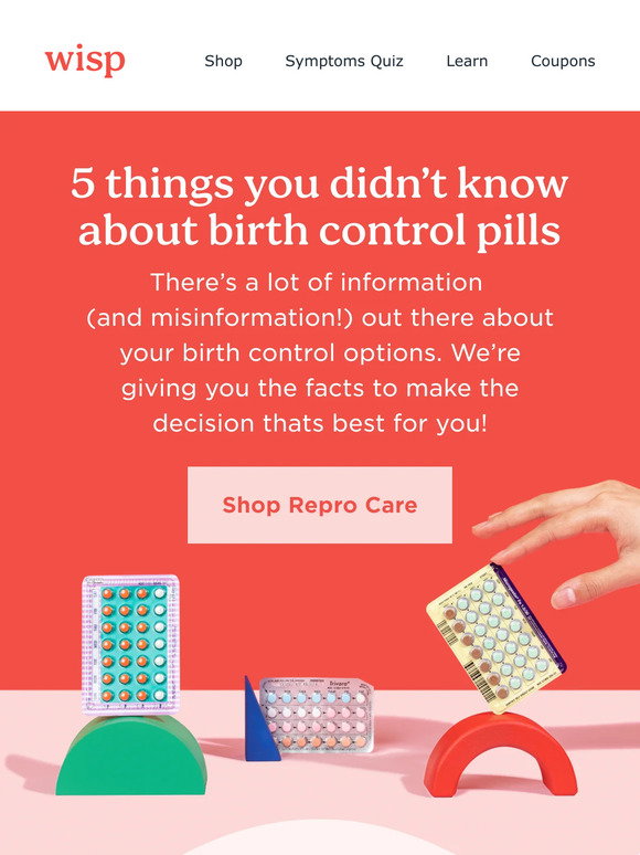 Wisp: 5 things you didn't know about birth control 💊 | Milled