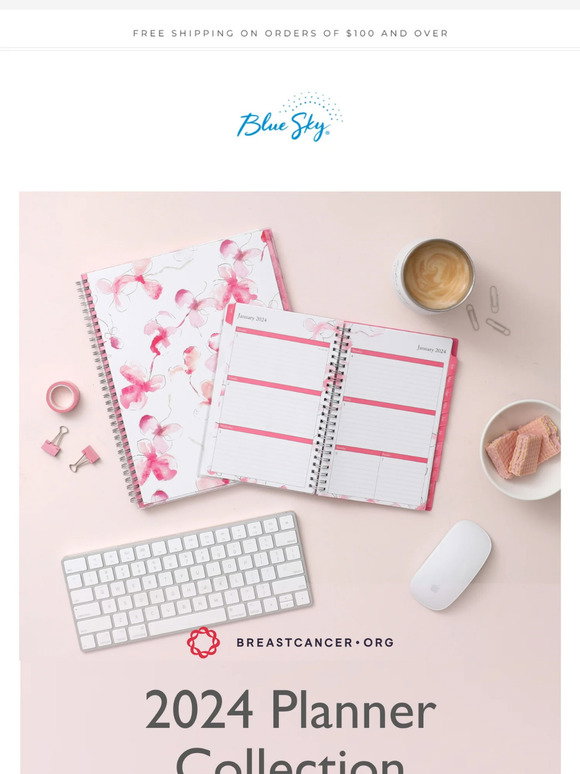 Blue Sky: Planners For Good: 2024 Breast Cancer Awareness Collection ...