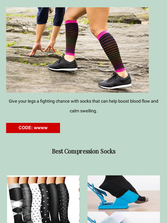 Best Compression Socks: With these cute compression socks - say goodbye ...