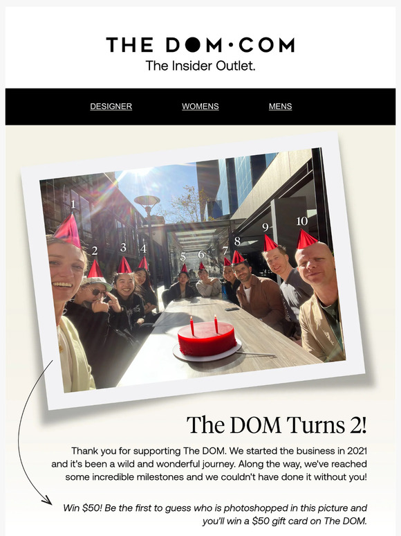 The DOM: The DOM Turns 2! | Milled