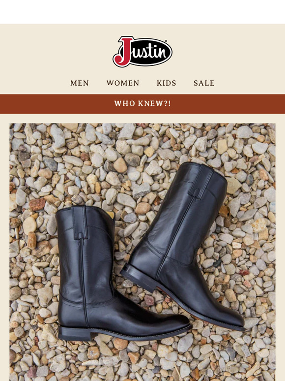 Justin Boots: Did You Know… We Offer Boots in FIVE Different Widths ...