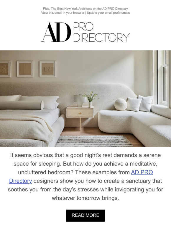 Architectural Digest: Dreaming of a Peaceful Bedroom? Directory ...