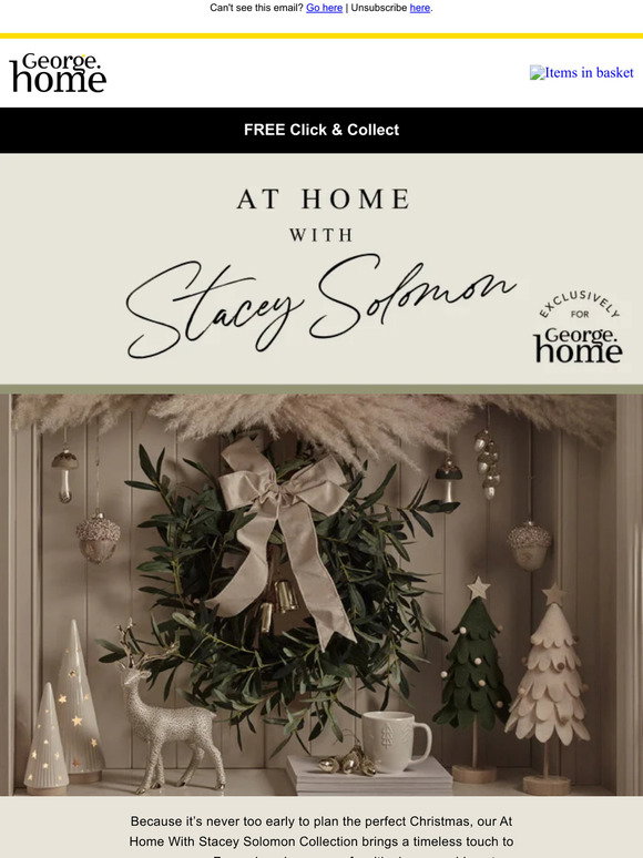 Asda George: Stacey Solomon’s festive collection. | Milled