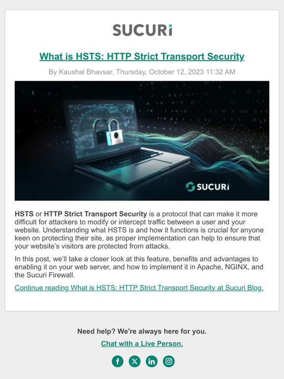 Sucuri: What is HSTS: HTTP Strict Transport Security | Milled