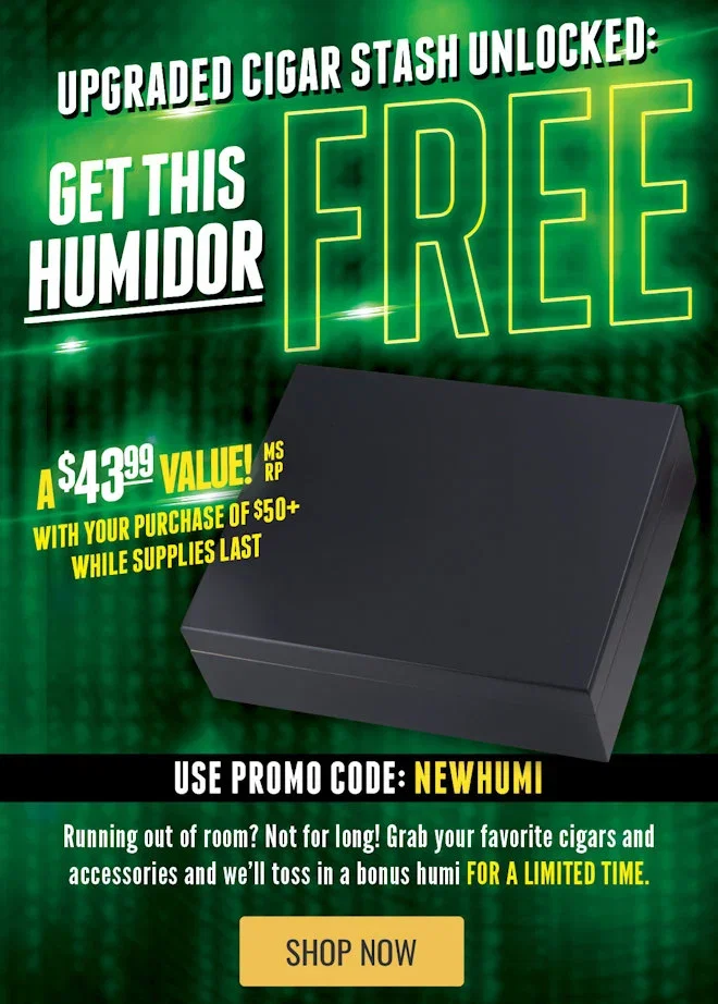 Famous Smoke Shop: Your Free Humidor is Waiting Inside! | Milled