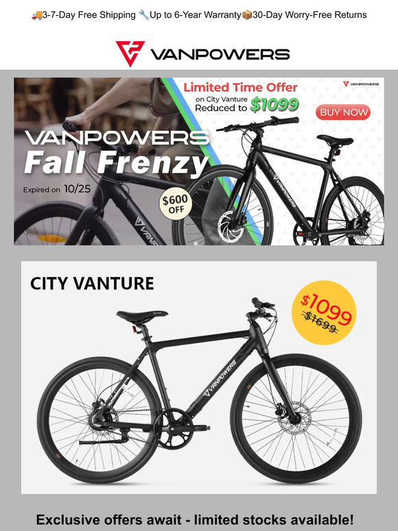 Vanpowers.bike: Vanpowers' Fall Frenzy Promotion📢 | Milled