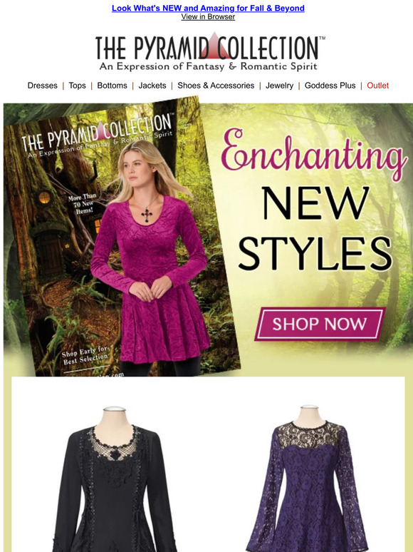 Pyramid Collection: New Items = Enchanting Looks, Styles & You! | Milled