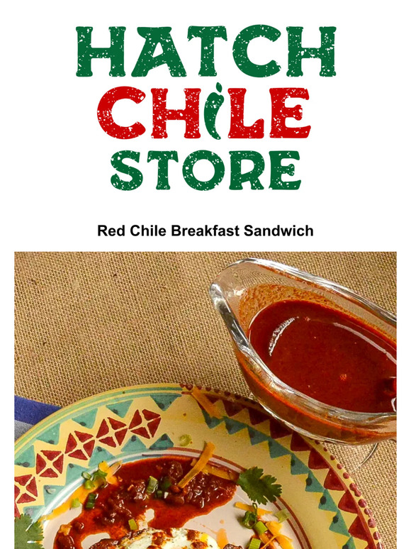 Hatch Green Chile: Red Chile Breakfast Sandwich | Milled