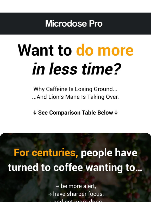 Microdose: Tired of coffee crashes? | Milled