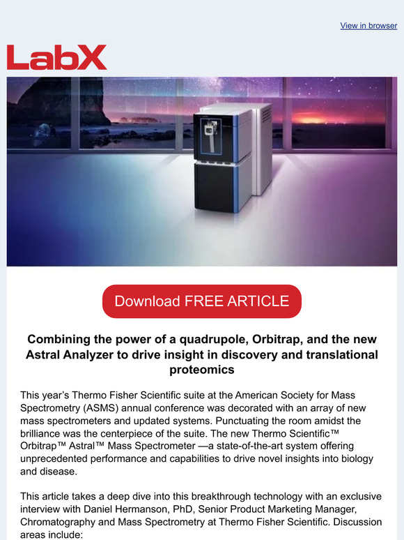 LabX: Revolutionizing Mass Spectrometry: A Closer Look at the Thermo ...