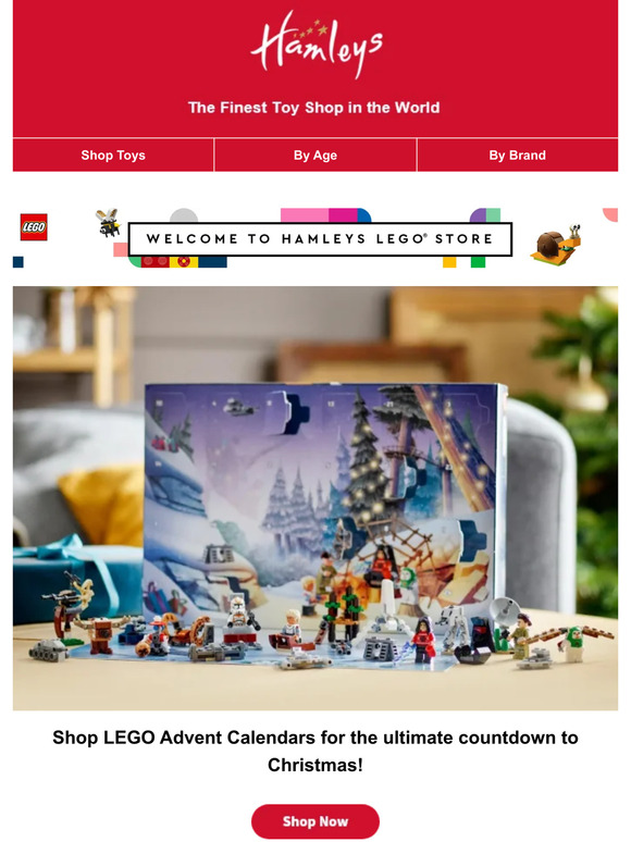 Hamleys: New In LEGO Advent Calendars! | Milled
