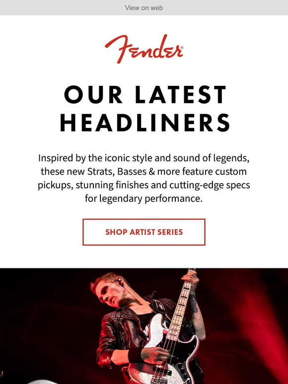 Fender UK: New Arrivals: Artist Signature Models | Milled