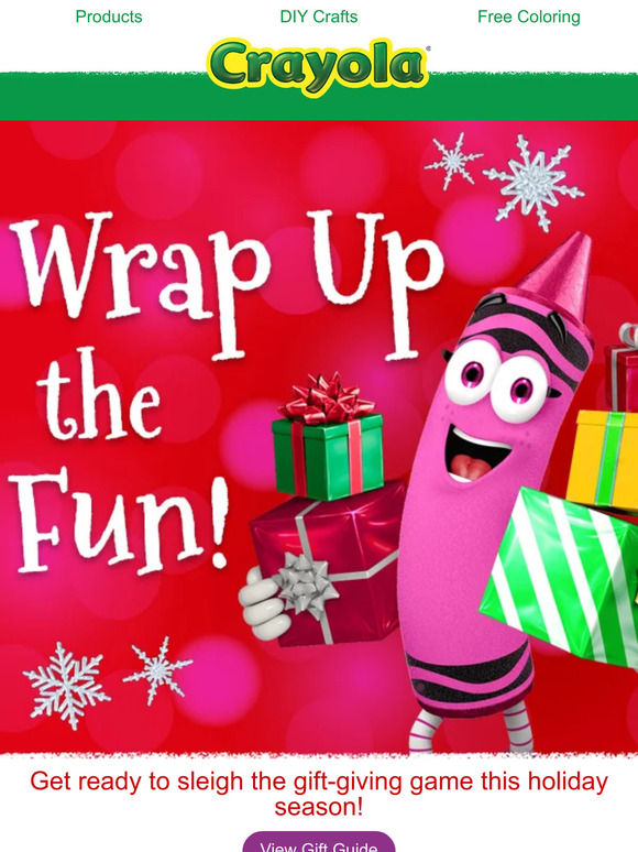 Crayola: Sneak a Peek at Our Holiday Favorites | Milled