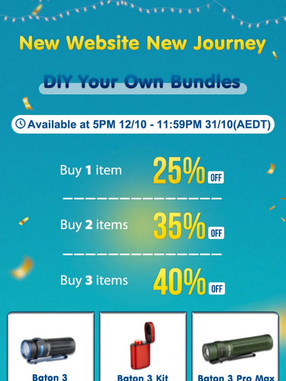 Olight: 🆕DIY Bundles & Winner Announcement | Milled