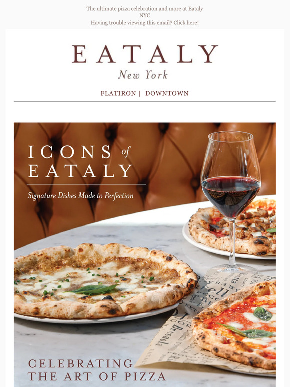 Eataly: Icons Of Eataly Is Back! | Milled