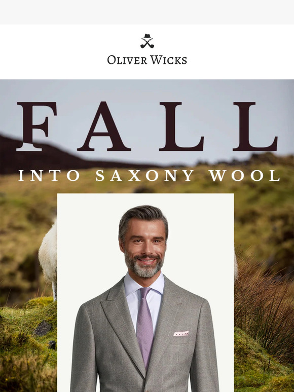 Oliver Wicks: Fall into Saxony Wool 🐑 Two New Suits! | Milled