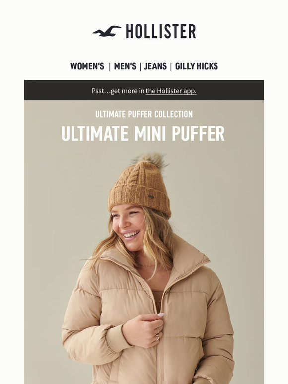 Hollister: The Mini Puffer is kind of a big deal. | Milled