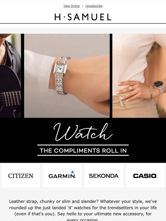 H. Samuel: Meet the new 'it' watches | Milled