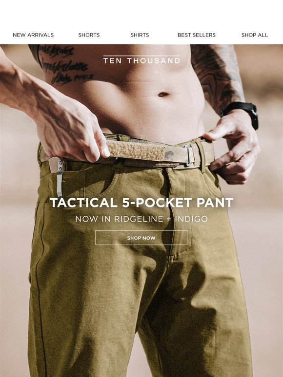 Ten Thousand: Tactical 5-Pocket Pant | New Colors | Milled