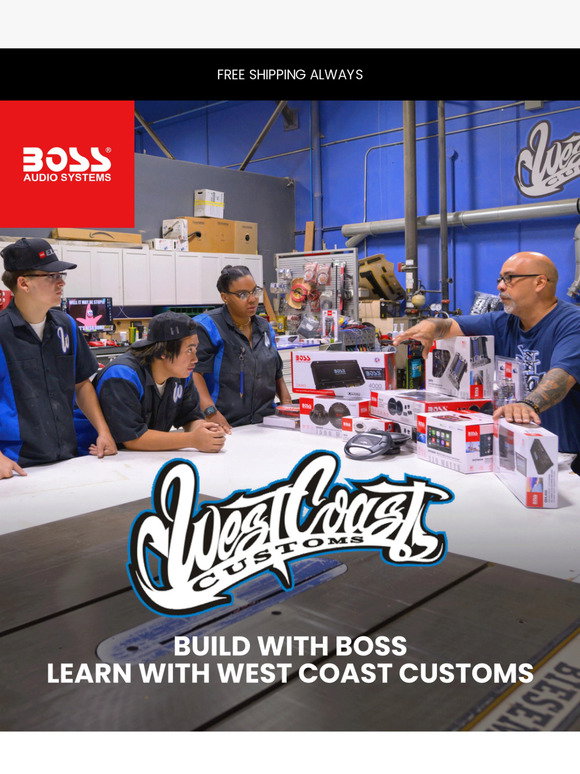BOSS Audio Systems: Collab with West Coast Custom | Milled