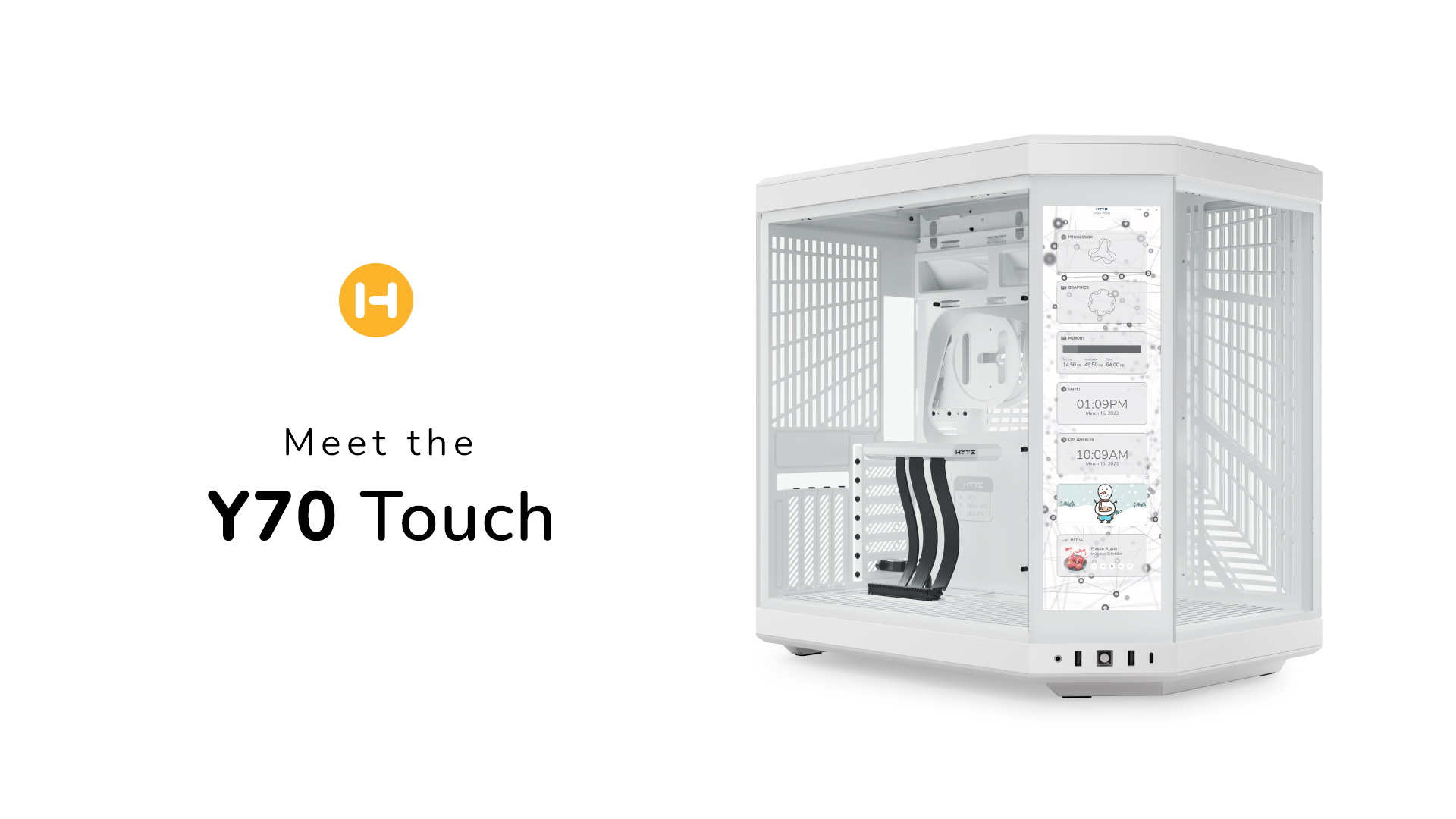HYTE: 📱 Introducing the Y70 Touch - HYTE's newest Y-series case! | Milled