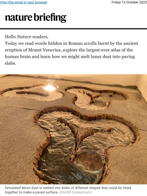 Nature: Words detected inside ancient Roman scrolls sealed by Mount ...