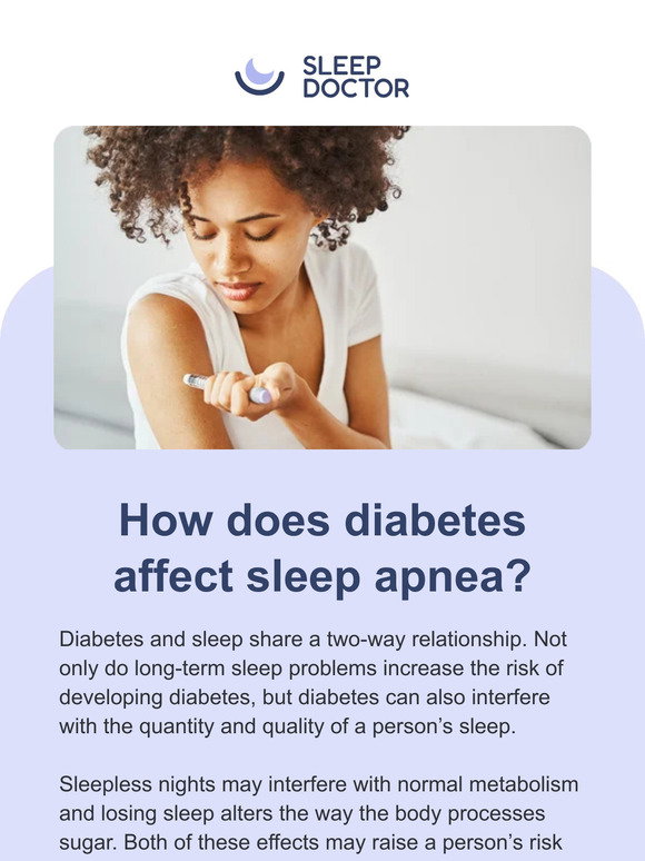 Singular Sleep: Diabetes & Sleep Apnea: The Surprising Connection | Milled