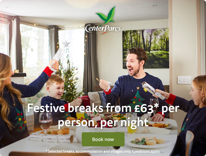 Center Parcs: Festive breaks from £63* per person, per night | Milled