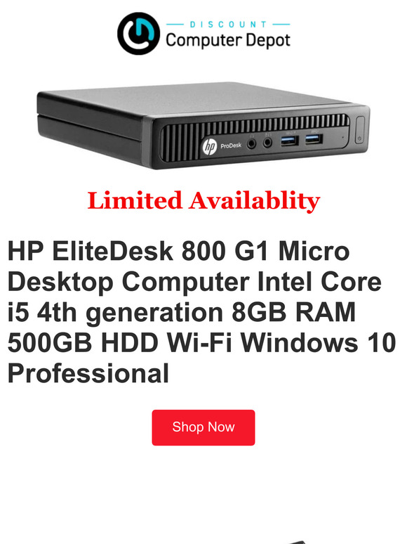 Discount Computer Depot: Hp i5 Micro Desktop Still only $116.00! | Milled