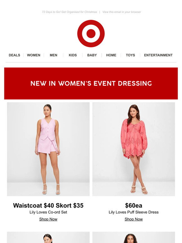 Target: Step Out in Style - Discover Event Dressing | Milled