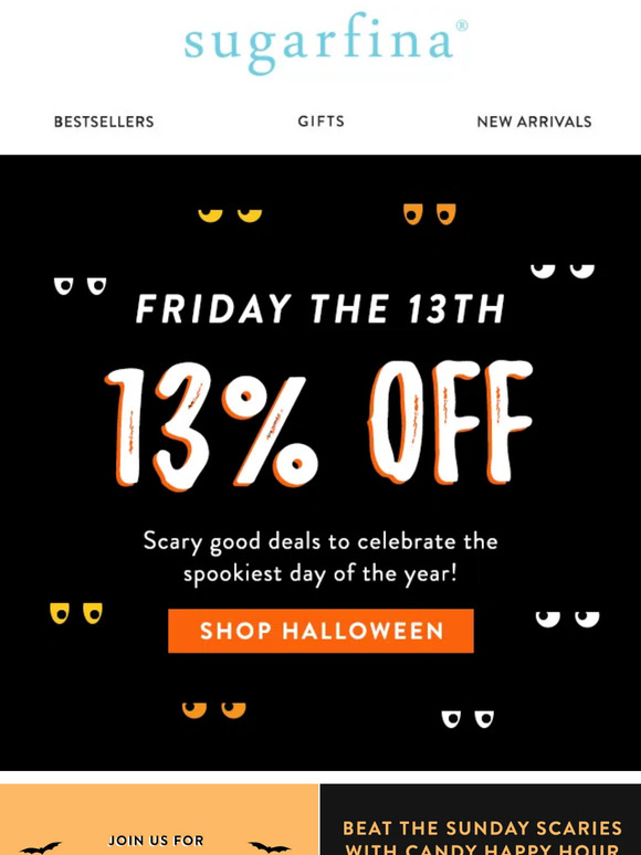 Sugarfina: Did Someone Say Friday the 13th Deals?? 🎃 | Milled