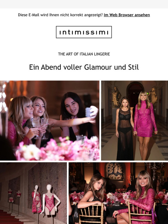 Intimissimi De Neue Herbst Winter Kollektion Mit Heidi Und Leni Klum