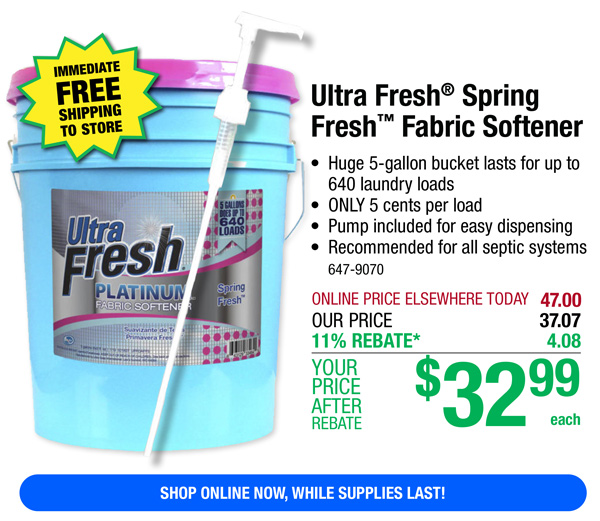 Menards: Ultra Fresh® 5-Gallon Liquid Laundry Detergent ONLY $49.99 ...