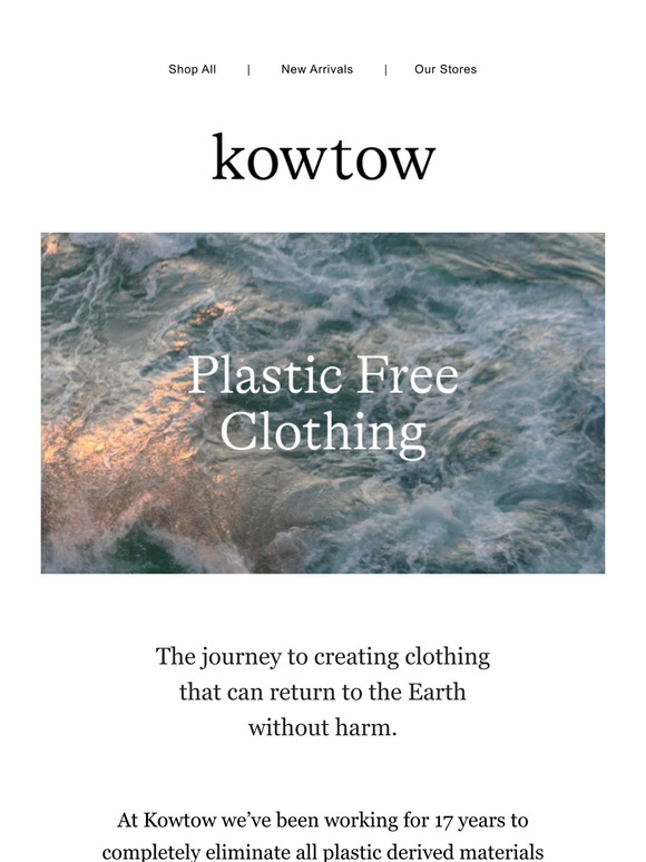 Kowtow: Plastic Free Clothing | Milled
