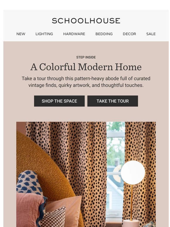 Schoolhouse: Step Inside: A Colorful, Pattern-Heavy Abode | Milled