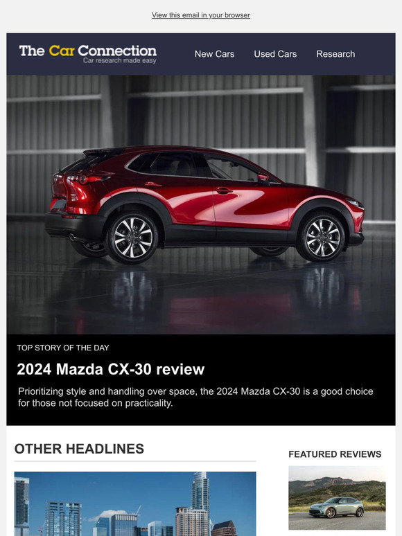 The Car Connection: 2024 Mazda CX-30 review | Milled