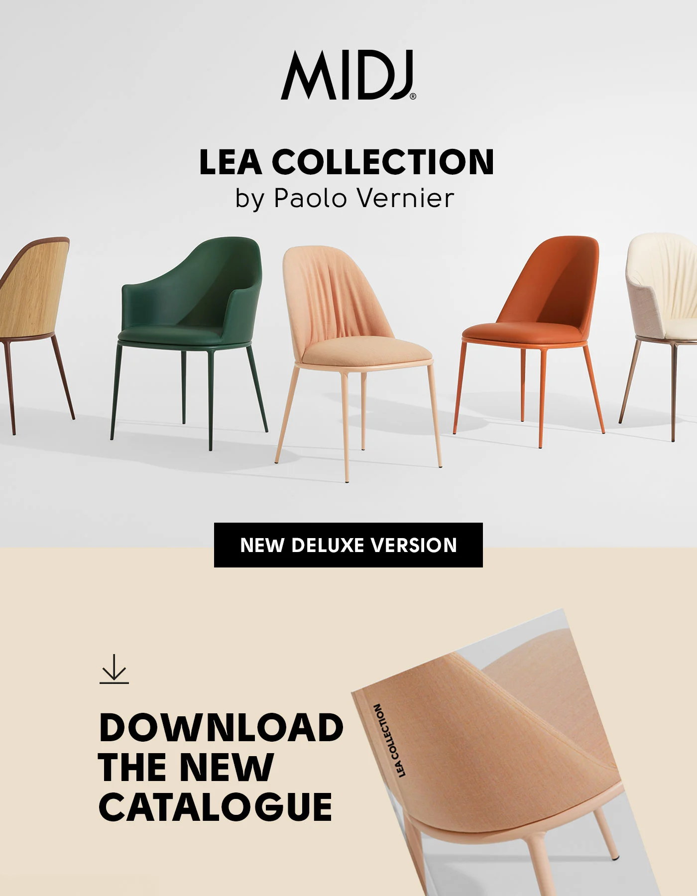 Archiproducts: Chairs and furniture Lea Collection by Paolo Vernier - Catalogue 2023 | Milled