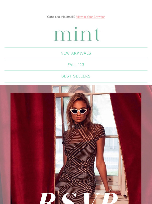 Mint Clothing: RSVP Ready For The New Season🥂 | Milled