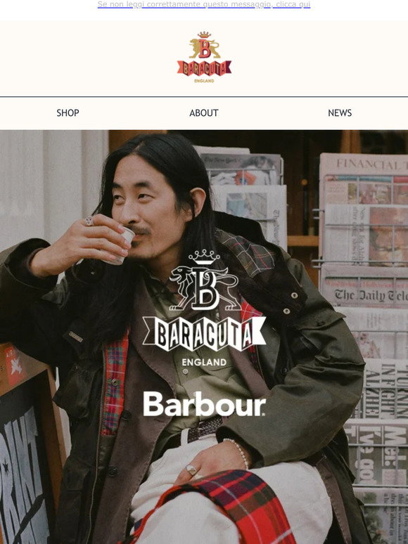 Baracuta: Barbour x Baracuta is HERE! | LIMITED EDITION COLLECTION | Milled